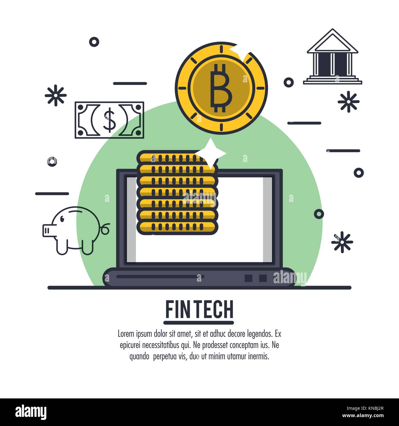 Finance and technology Stock Vector Image & Art - Alamy