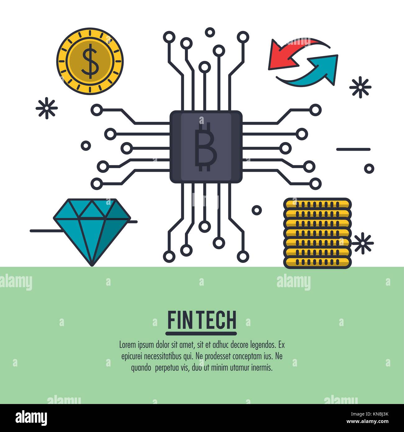 Finance and technology Stock Vector Image & Art - Alamy
