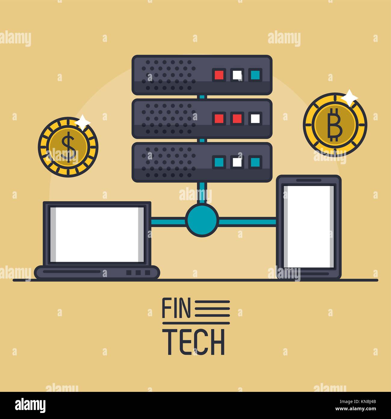Finance and technology Stock Vector Image & Art - Alamy