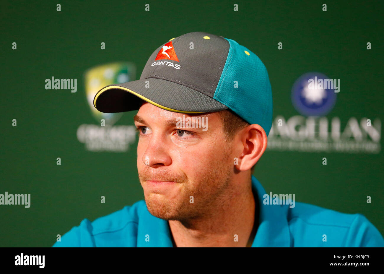 Australia's Tim Paine during a press conference at the WACA in Perth ...