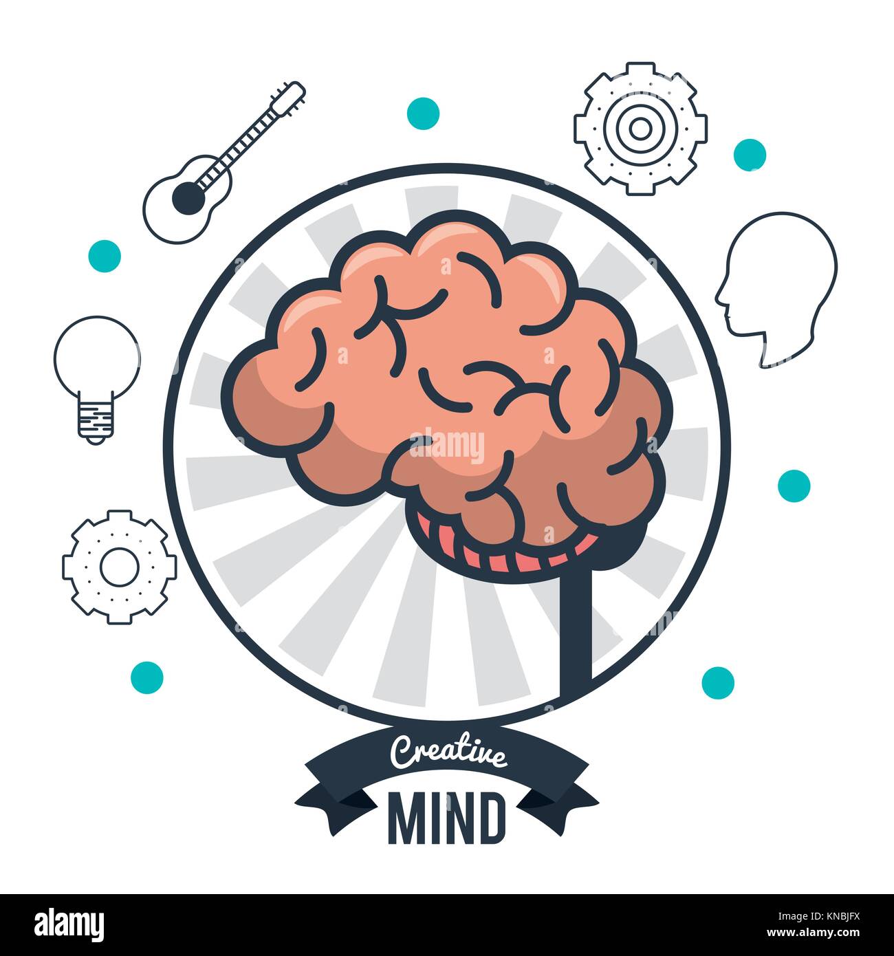 Smart brain ideas Stock Vector Image & Art - Alamy