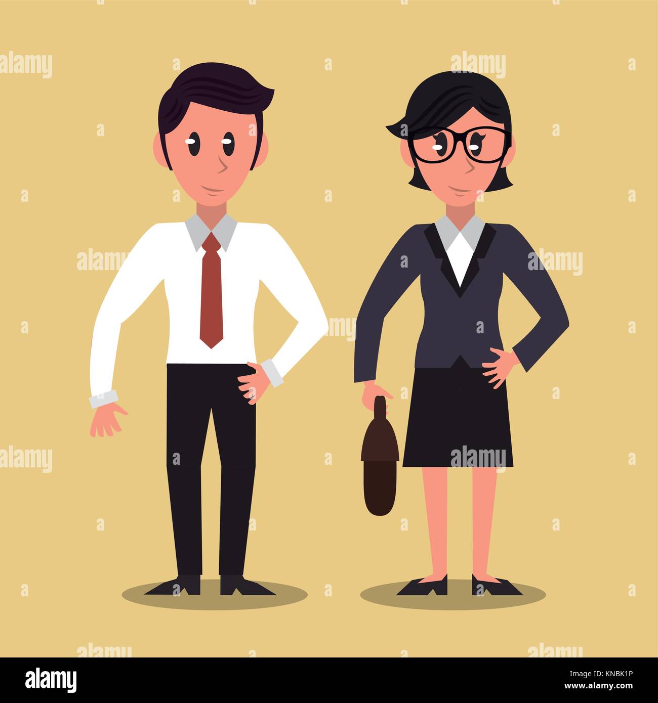 Business partners cartoon Stock Vector Image & Art - Alamy