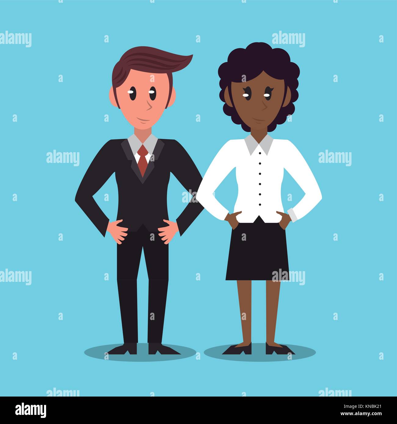 Business partners cartoon Stock Vector Image & Art - Alamy