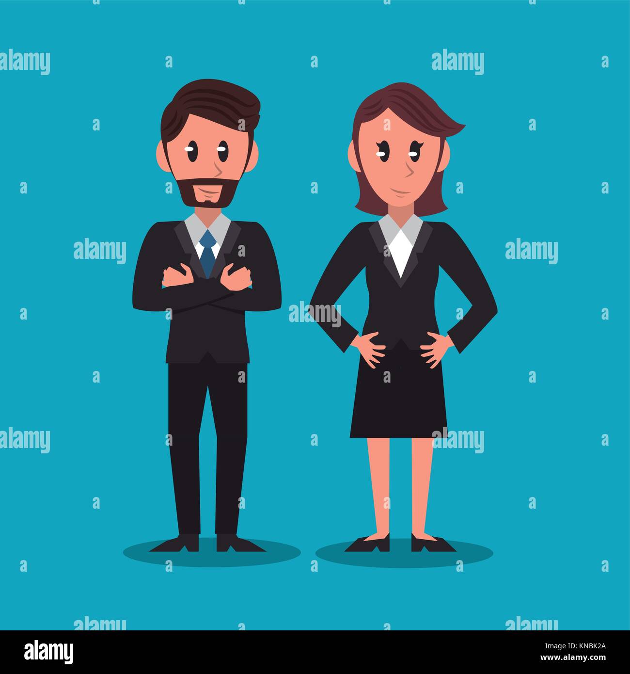 Business partners cartoon Stock Vector Image & Art - Alamy