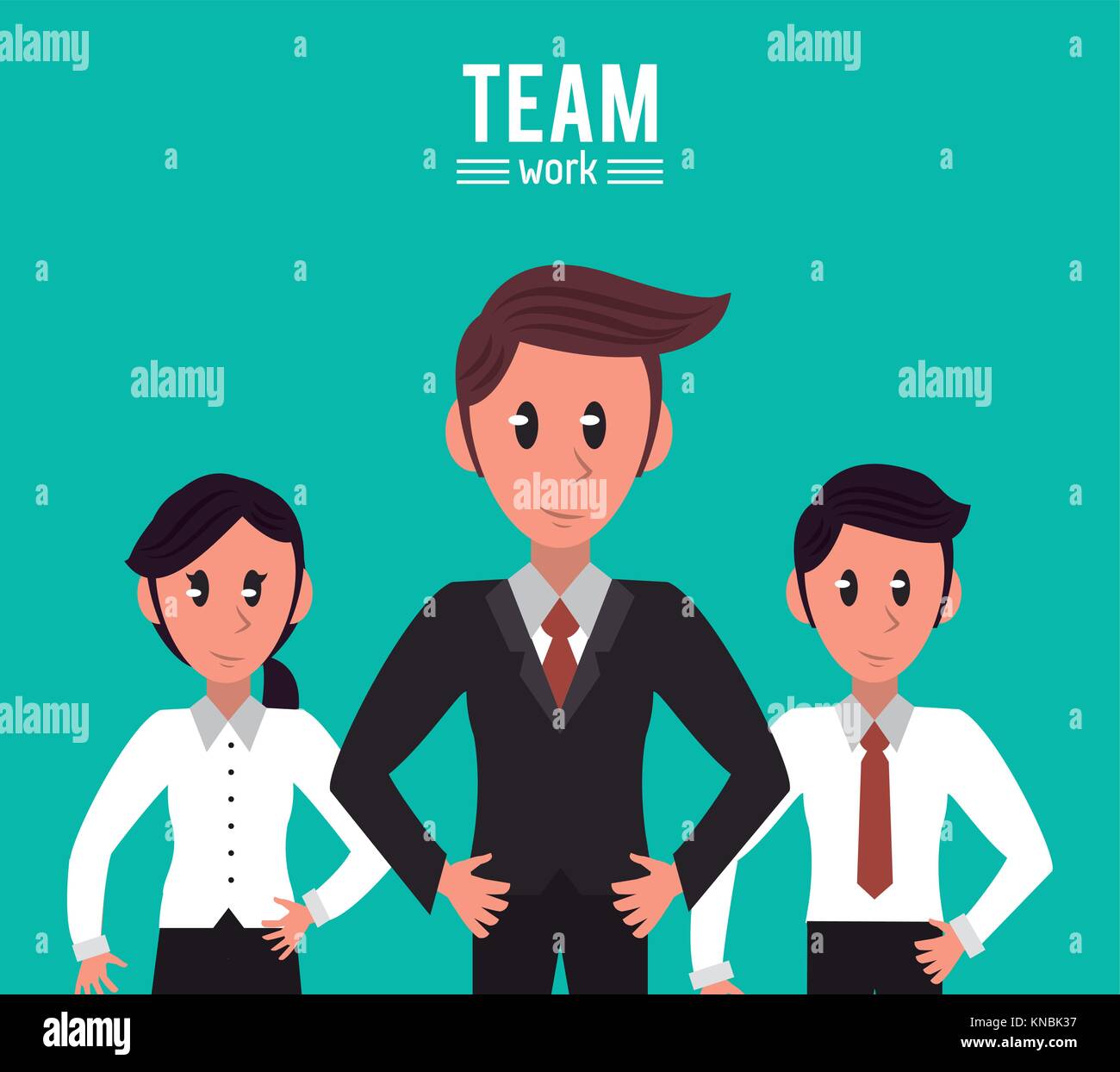Business teamwork cartoon Stock Vector Image & Art - Alamy