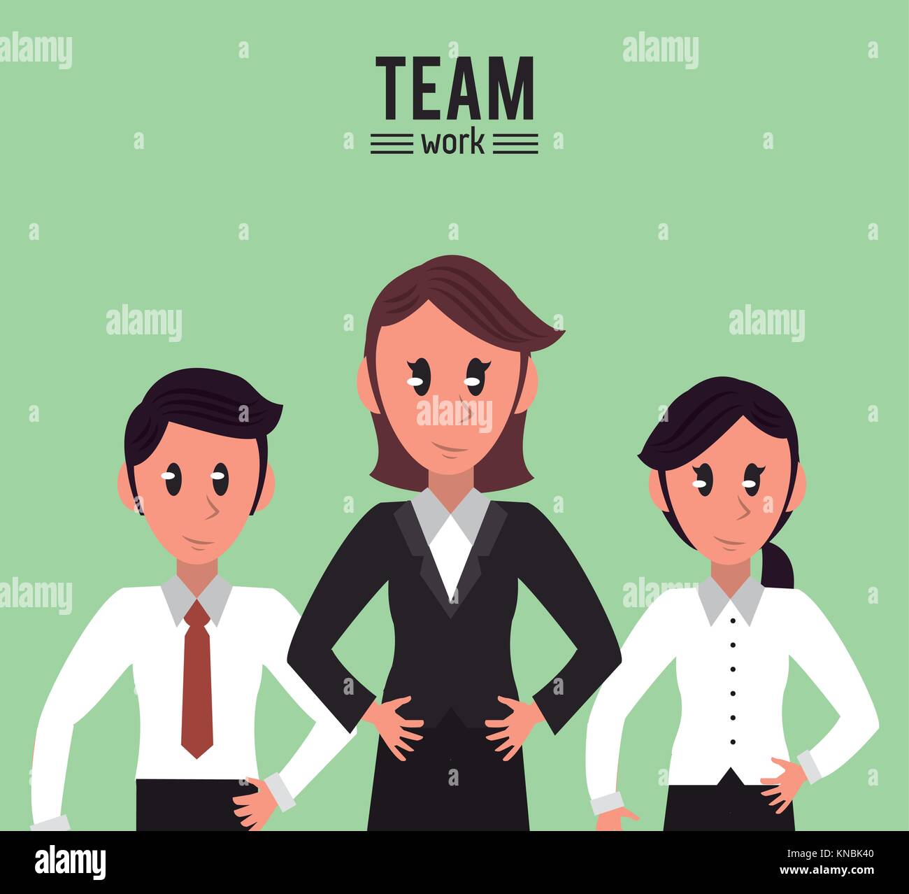 Business teamwork cartoon Stock Vector Image & Art - Alamy