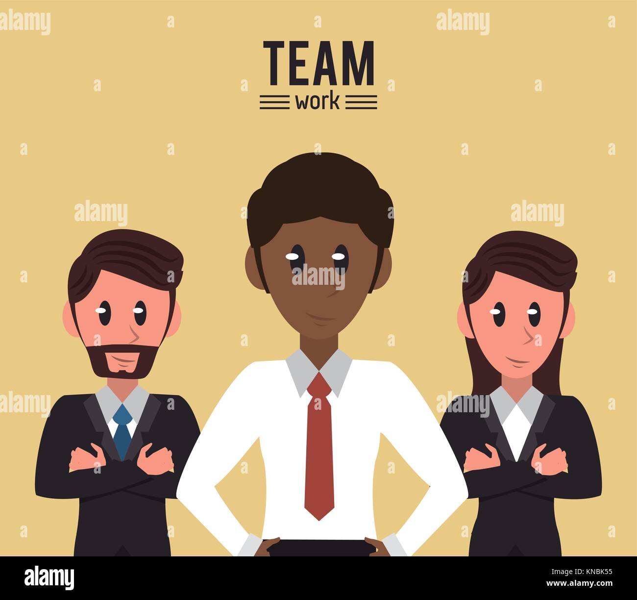 Business teamwork cartoon Stock Vector Image & Art - Alamy