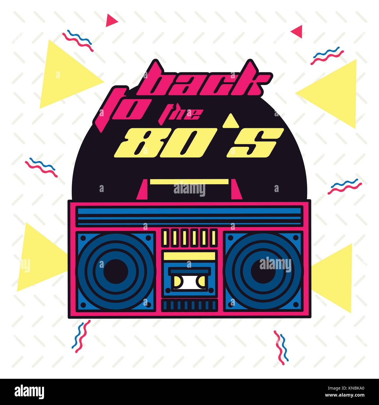 The 80s design Stock Vector Image & Art - Alamy