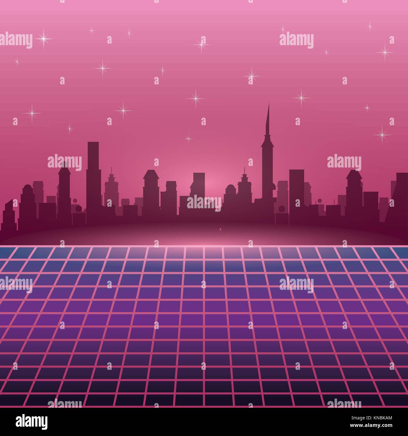 The 80s landscape style Stock Vector Image & Art - Alamy