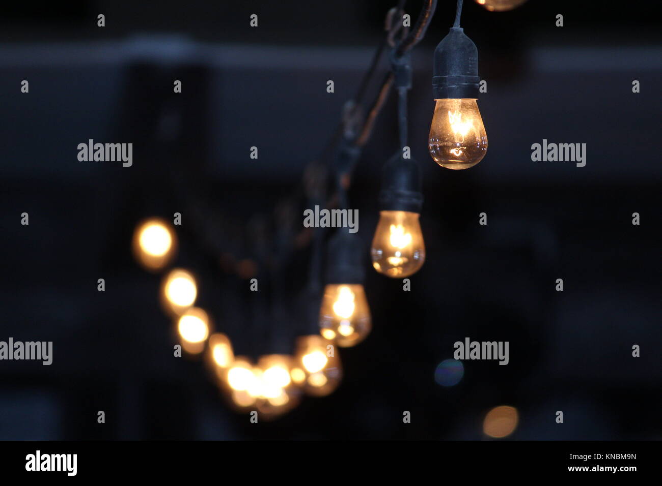 String of lights hi-res stock photography and images - Alamy