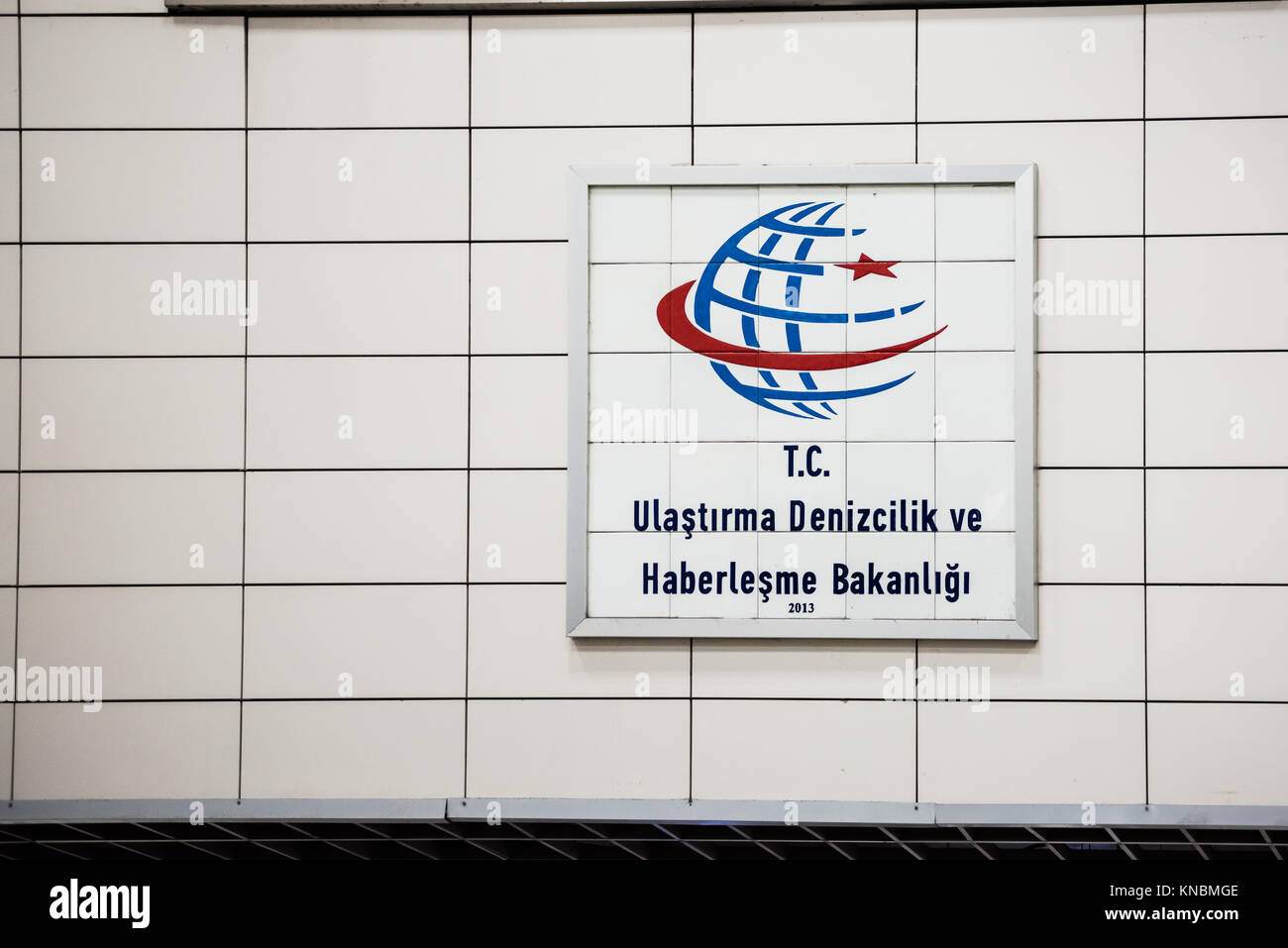 Logo of Turkish Republic maritime transport and Communication Ministry ...