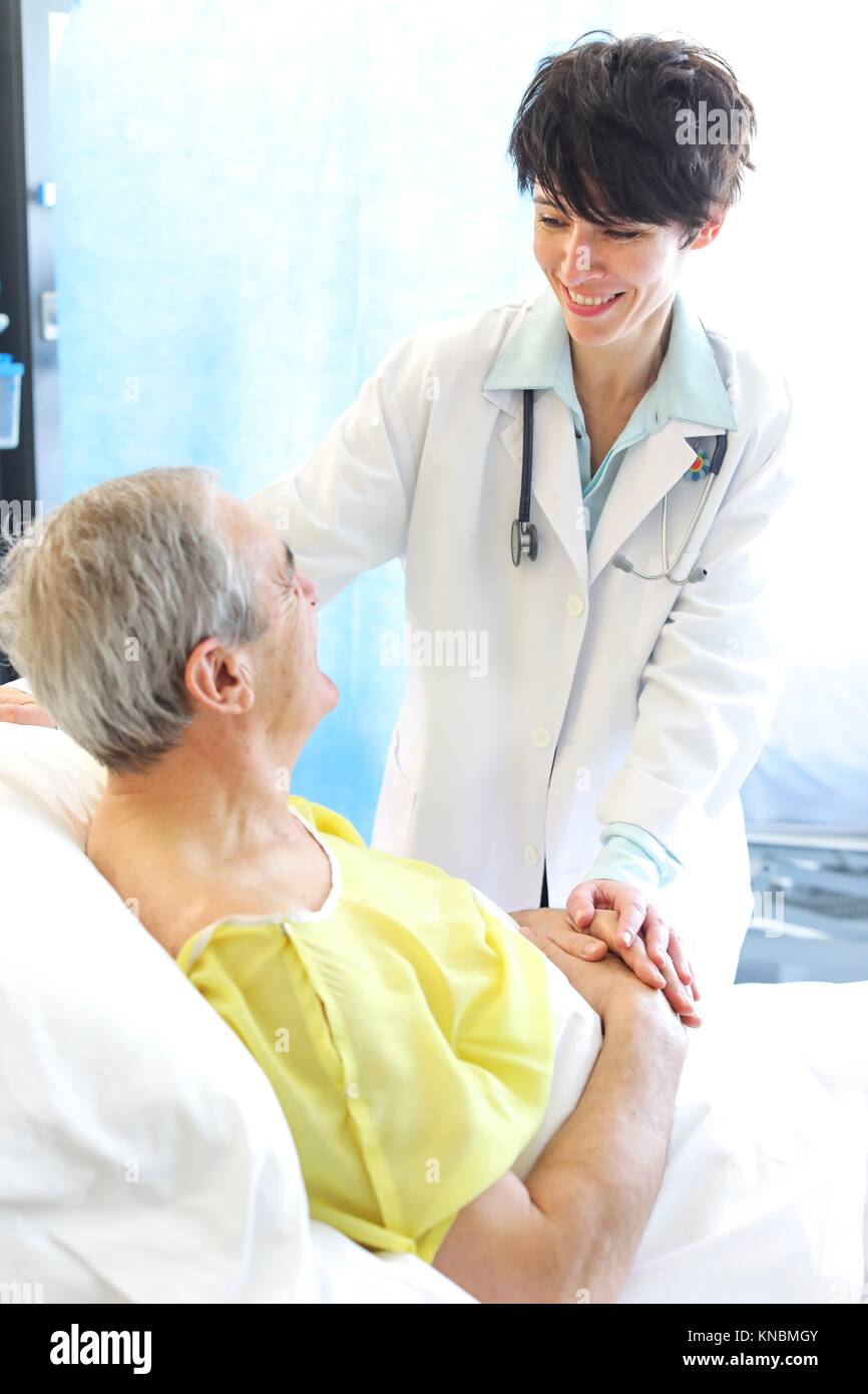 Two people in hospital two people hi-res stock photography and images ...