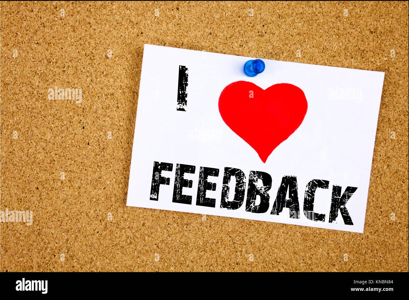 Hand writing text caption inspiration showing I Love Feedback concept ...