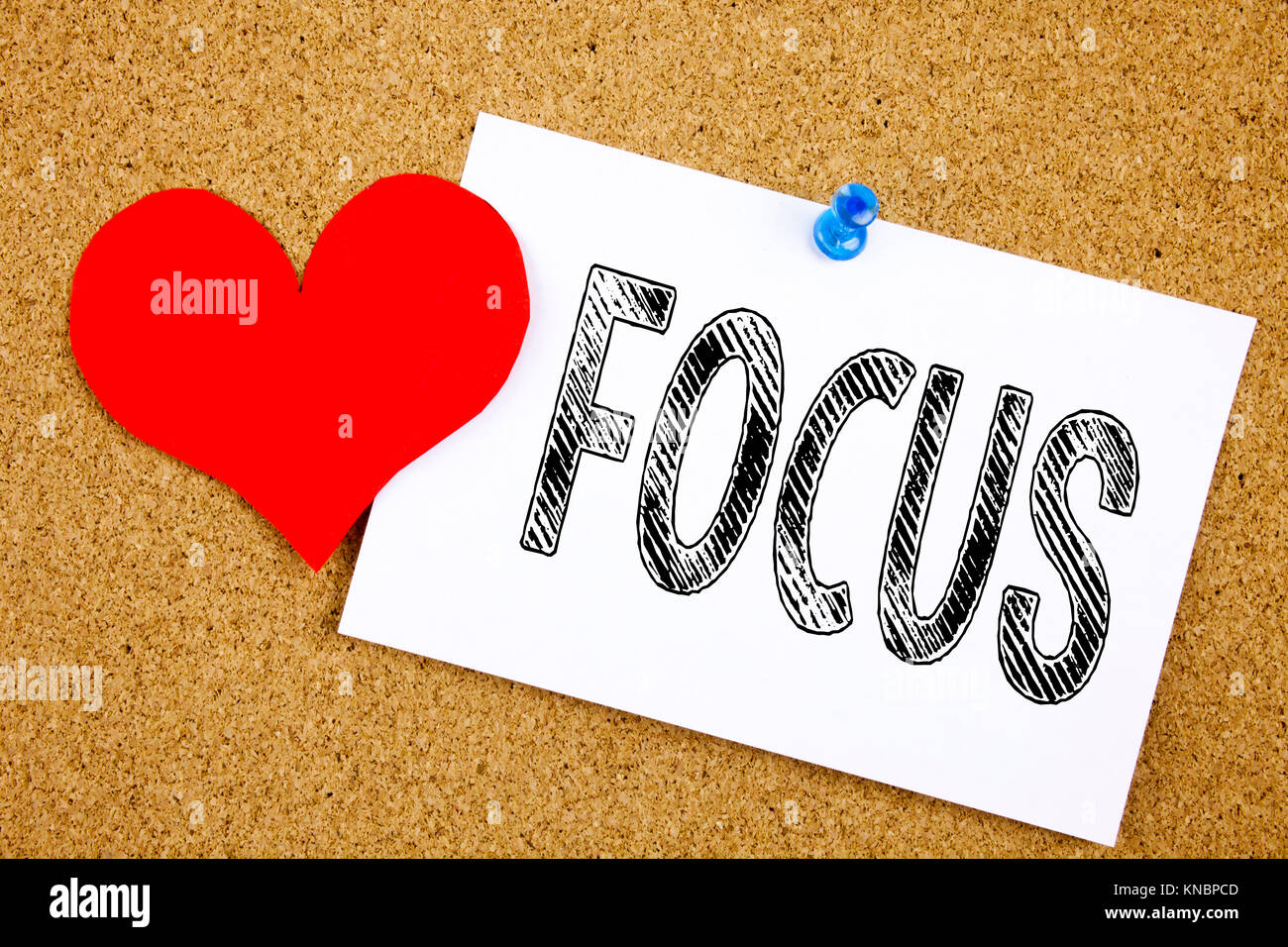 Conceptual hand writing text caption inspiration showing Focus concept ...