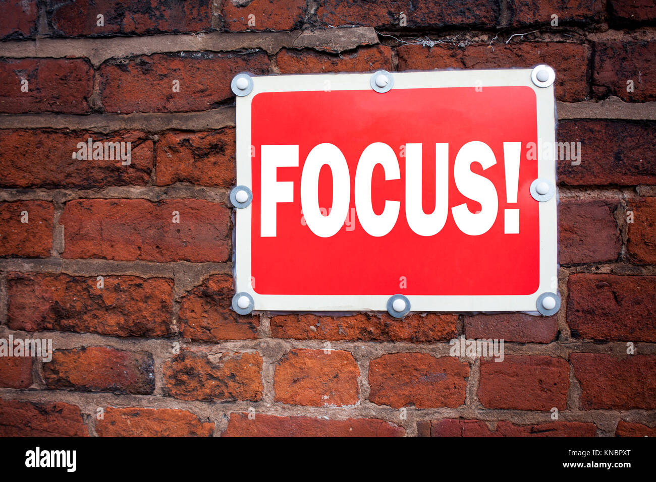 Hand writing text caption inspiration showing Focus concept meaning ...