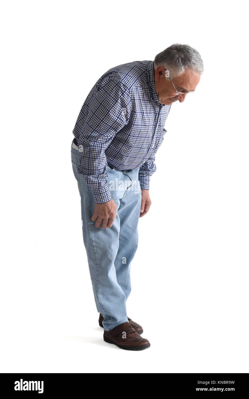 Man looking for a thing he has lost Stock Photo - Alamy