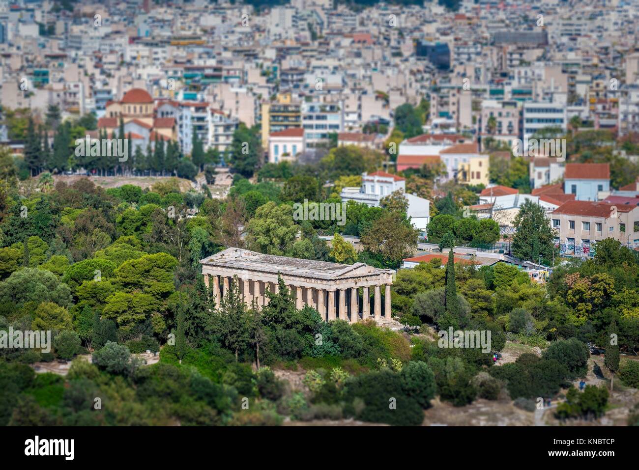 Agora athens birds eye hi-res stock photography and images - Alamy