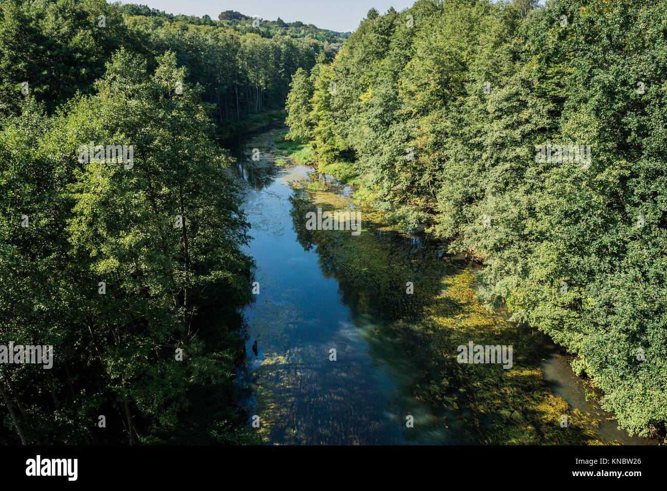 View from former Narrow Gauge Railway Bridge on Brda river near ...
