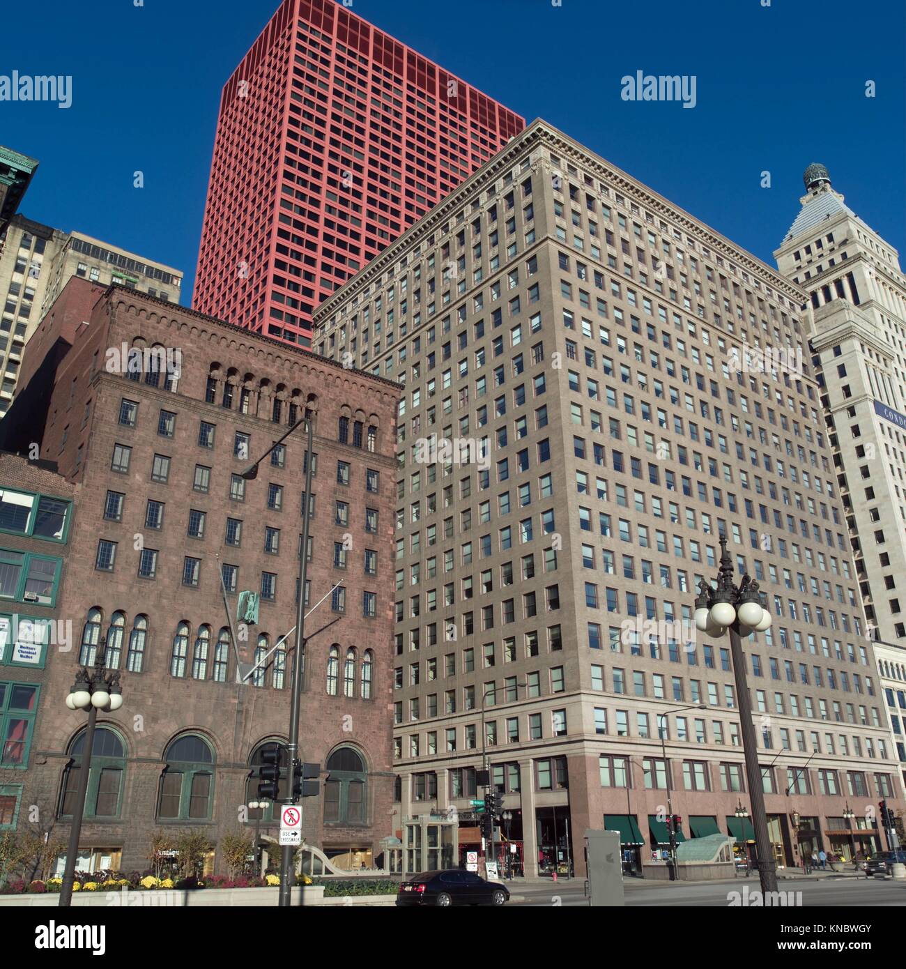 Chicago, Illinois, High-rise buildings in Chicago Stock Photo - Alamy