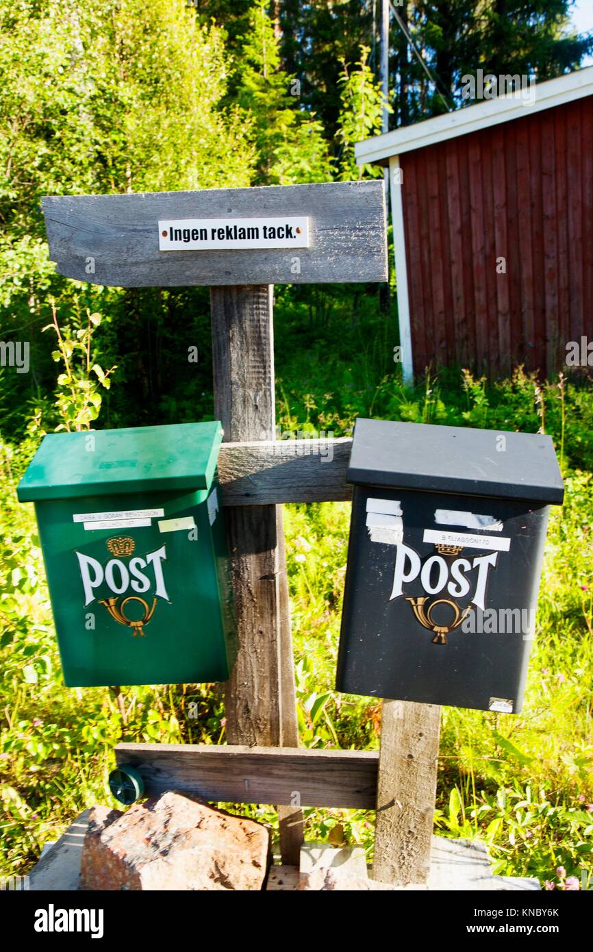 Sweden mail box hi-res stock photography and images - Alamy