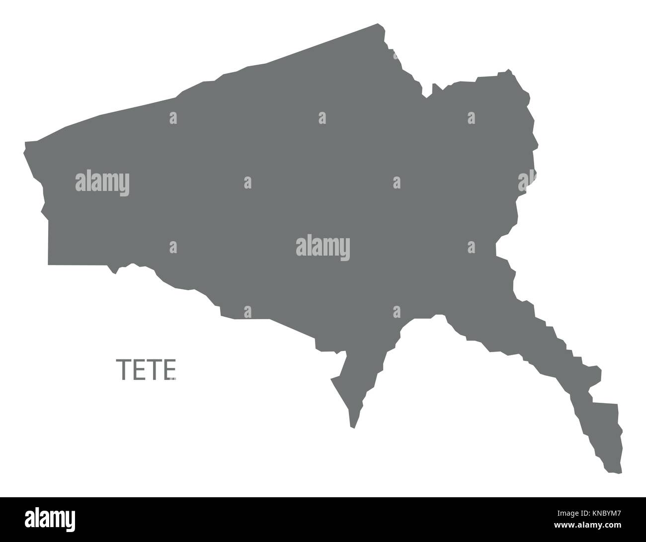 Tete map Stock Vector Images - Alamy