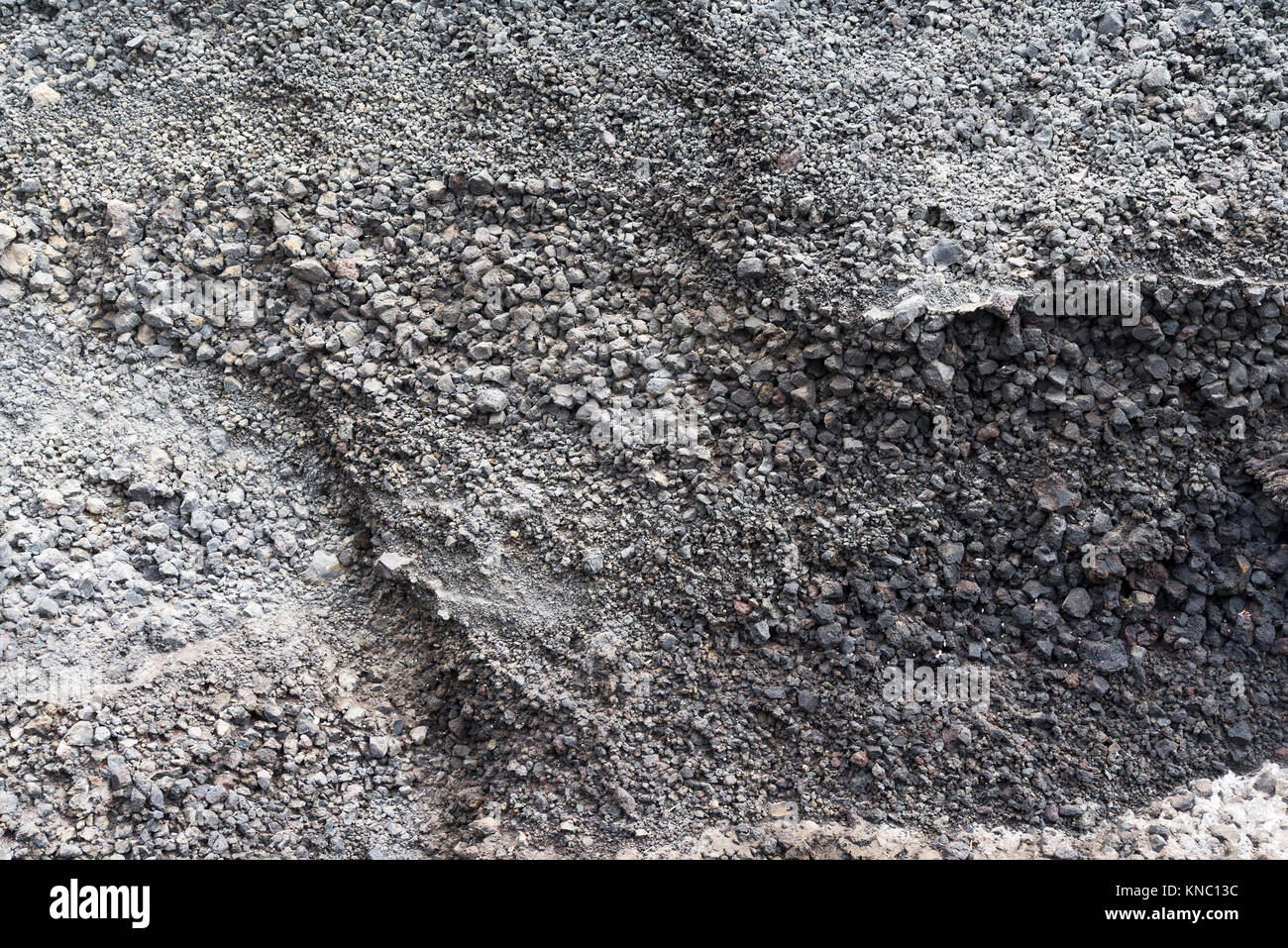 Granite gravel texture, small round stone, volcanic rock Stock Photo ...