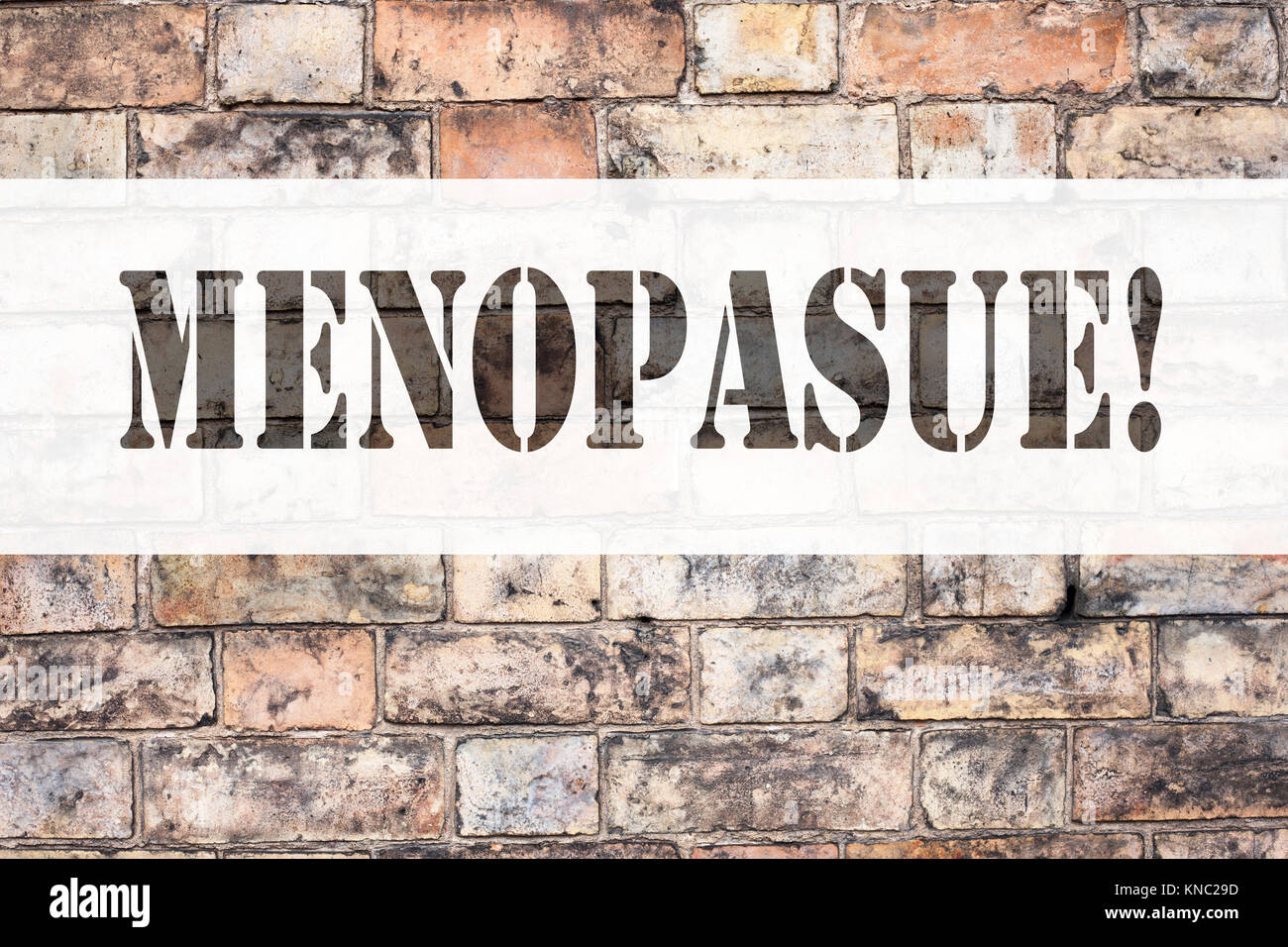 Conceptual announcement text caption inspiration showing Menopause ...