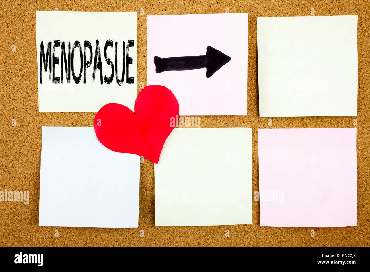 Conceptual hand writing text caption inspiration showing Menopause ...