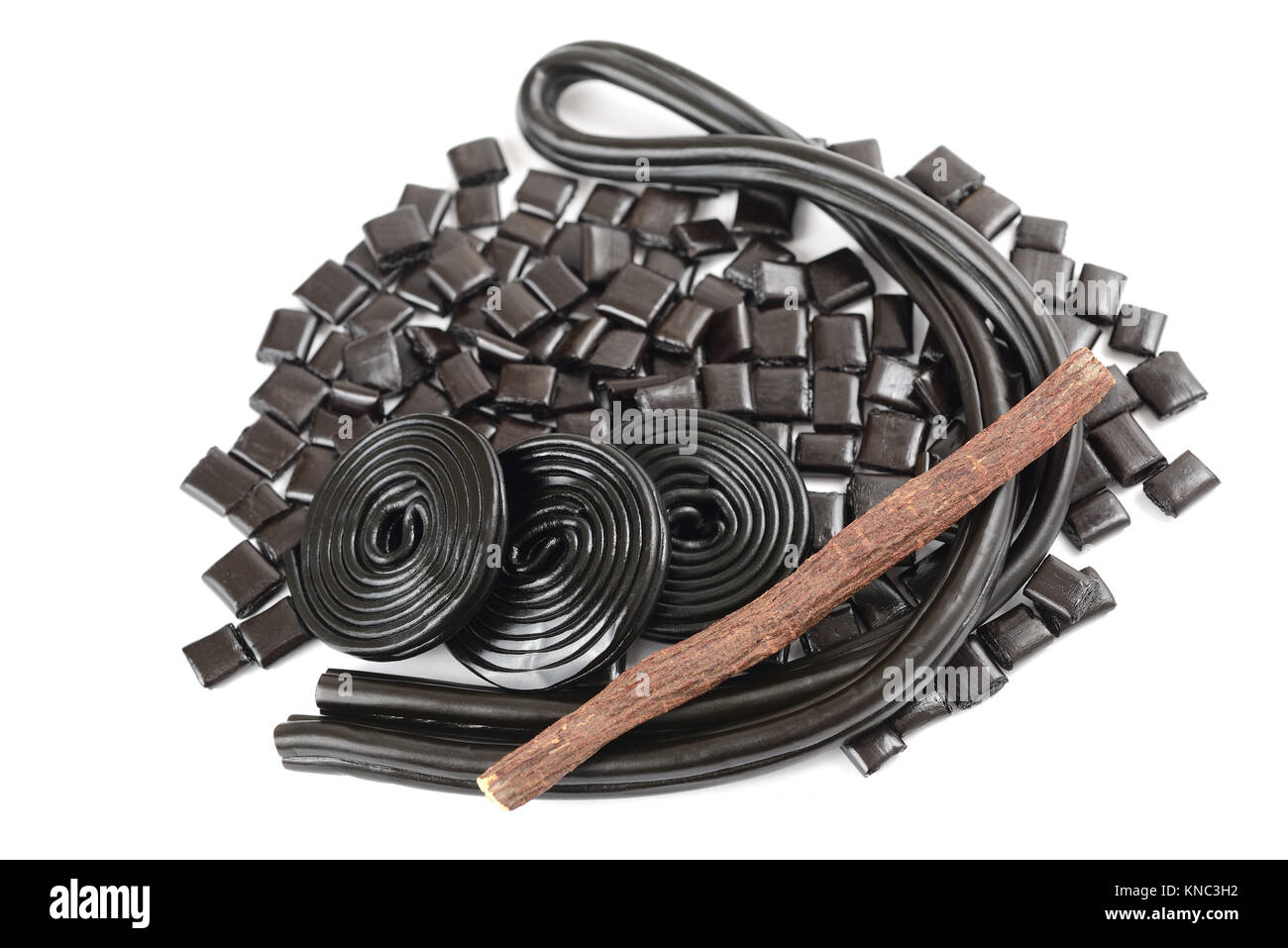 licorice collection isolated on white background Stock Photo - Alamy