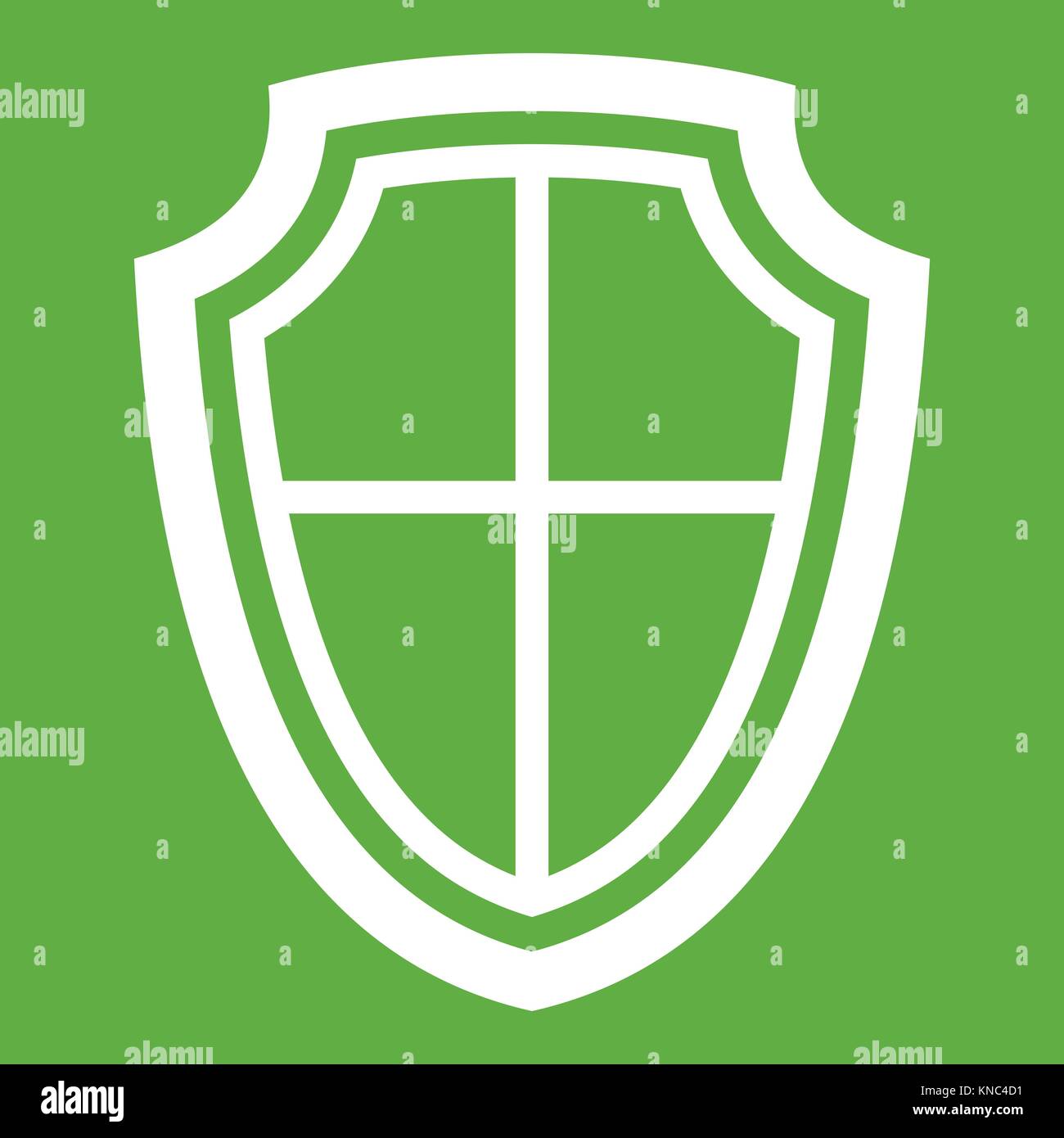 Shield icon green Stock Vector Image & Art - Alamy