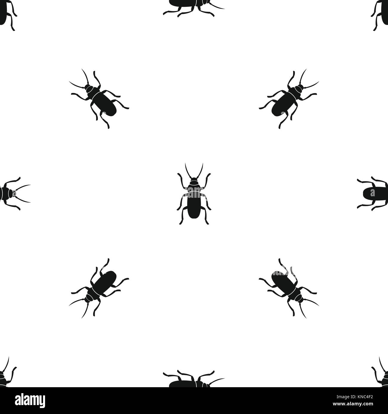 Beetle bug pattern seamless black Stock Vector Image & Art - Alamy