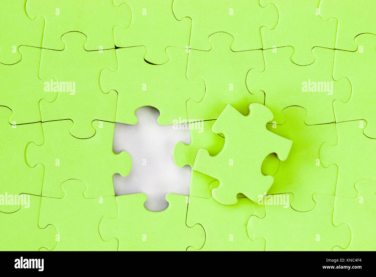 Jigsaw puzzle with the missing piece, solution concept Stock Photo - Alamy