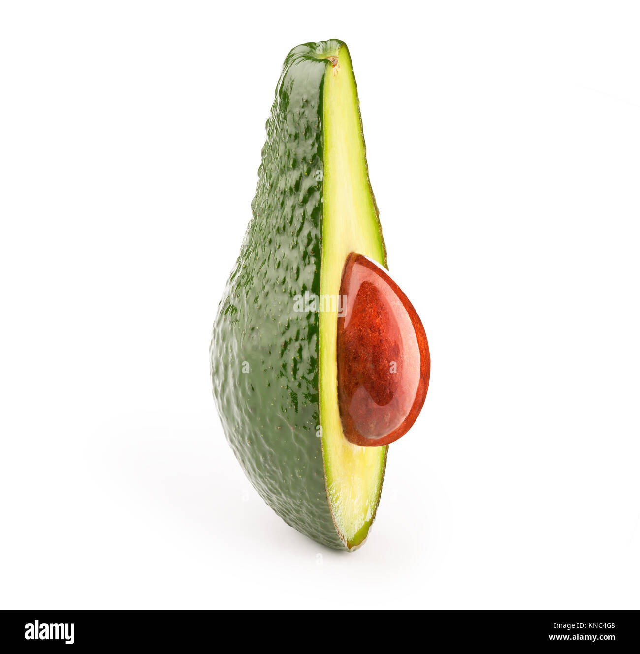 Side view half organic avocado hi-res stock photography and images - Alamy