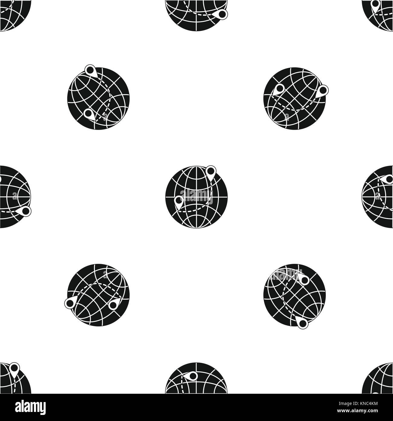 Globe pattern seamless black Stock Vector Image & Art - Alamy