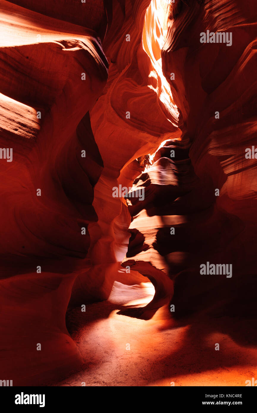 Red Rocks of Antelope Canyon Stock Photo - Alamy