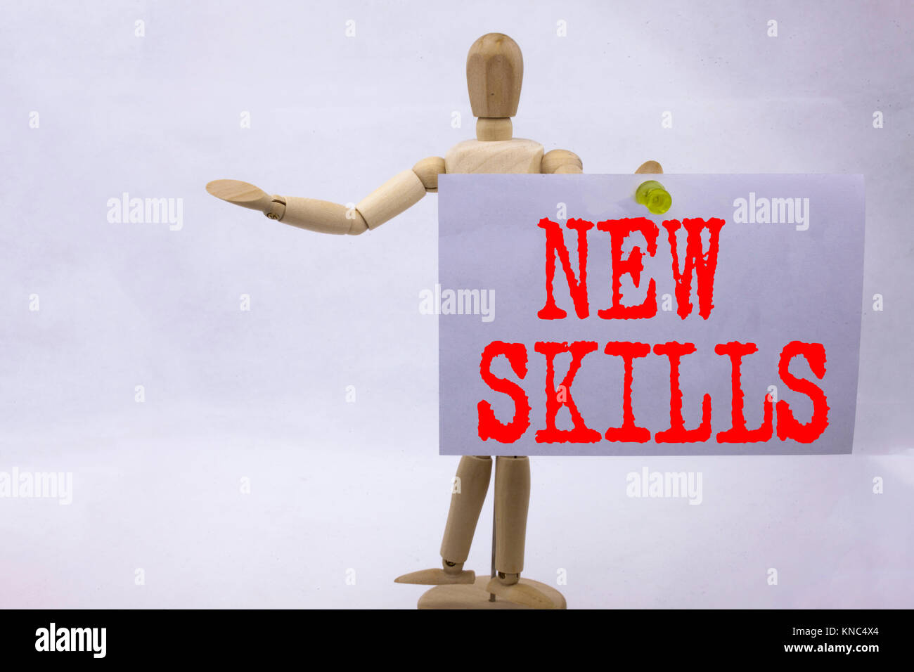 Conceptual hand writing text caption inspiration showing New Skills ...