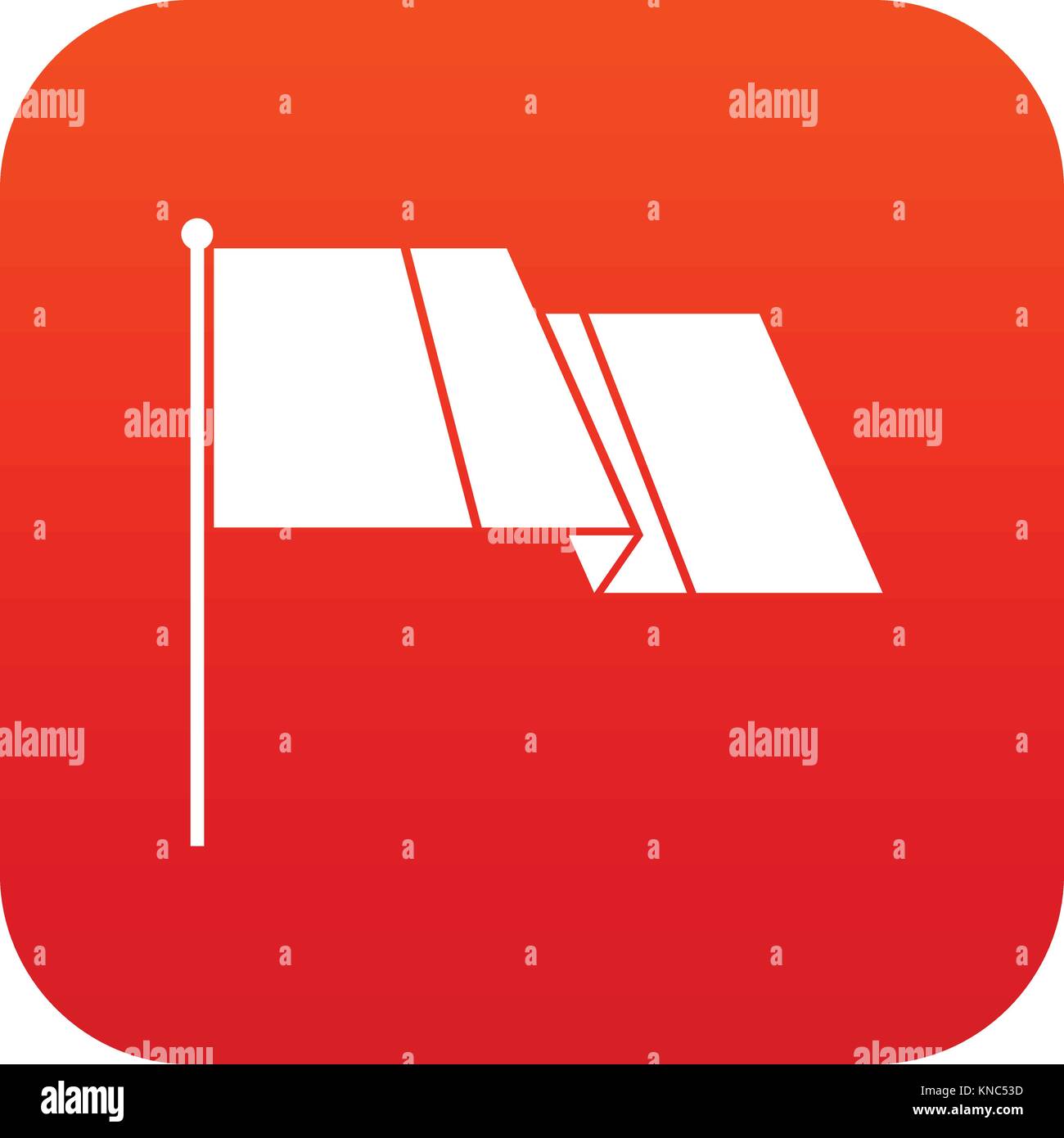 Flag icon digital red Stock Vector Image & Art - Alamy