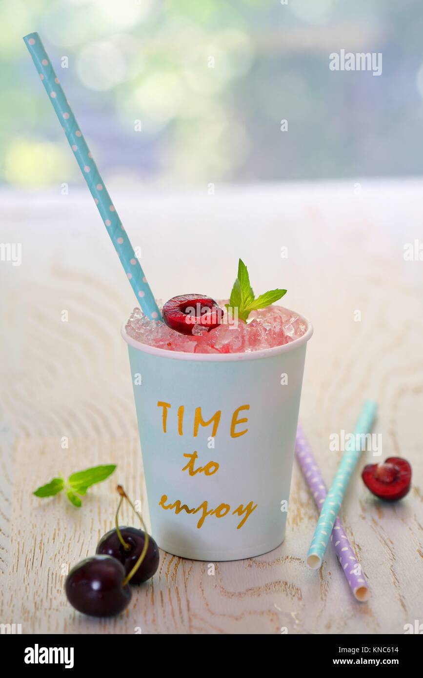 Cherry syrup hi-res stock photography and images - Alamy