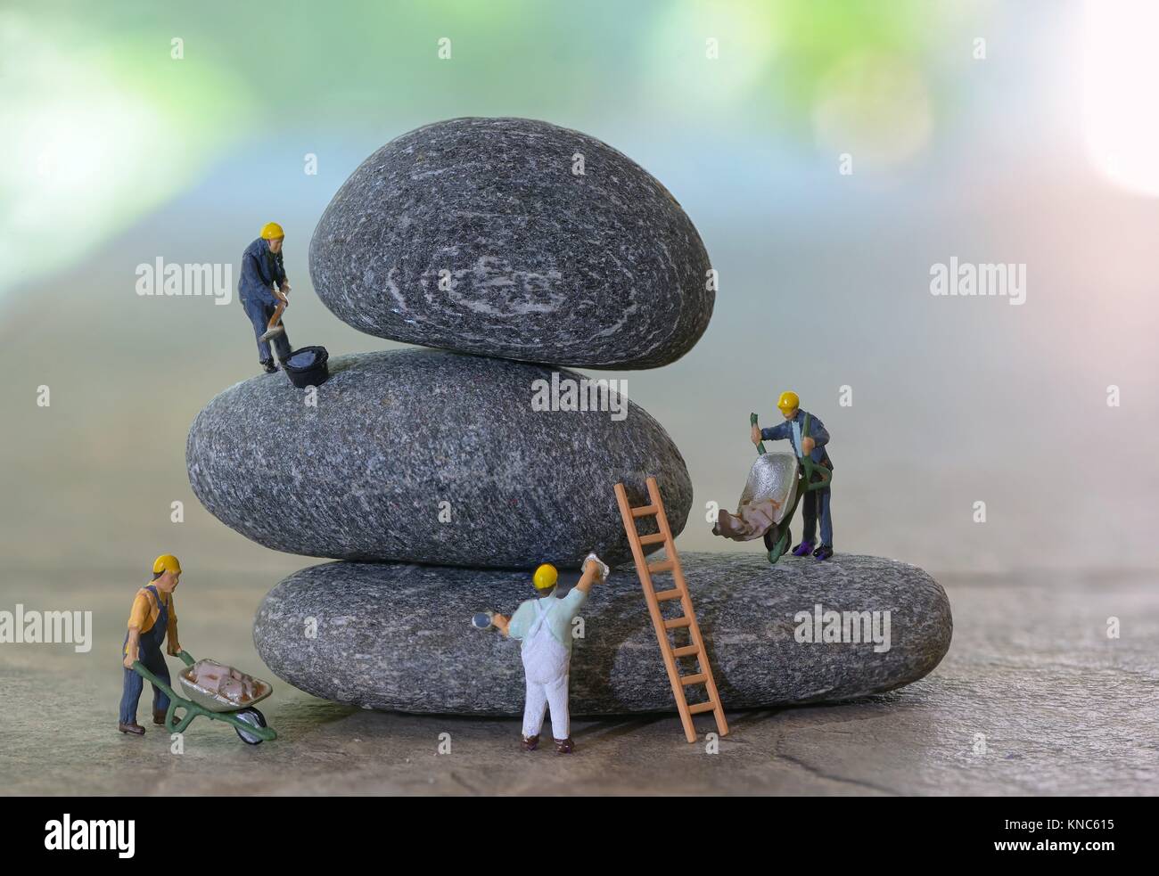 Miniature man pebble hi-res stock photography and images - Alamy