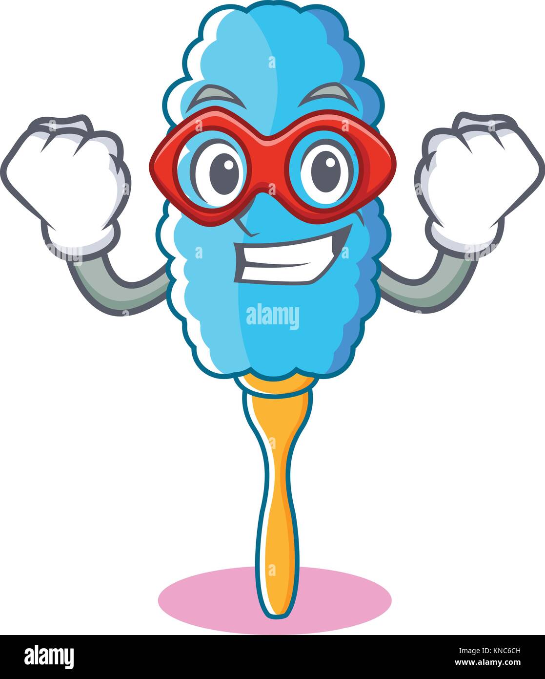 Super hero feather duster character cartoon Stock Vector Image & Art ...