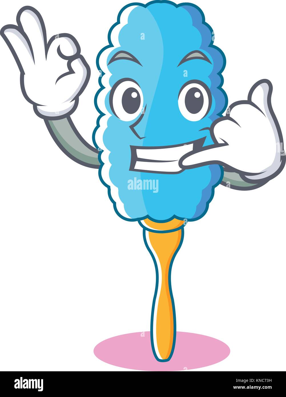 Call me feather duster character cartoon Stock Vector Image & Art - Alamy