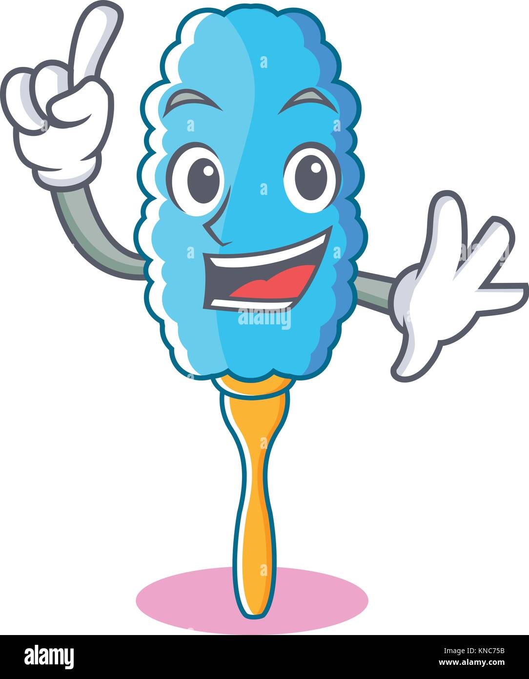 Finger feather duster character cartoon Stock Vector Image & Art - Alamy