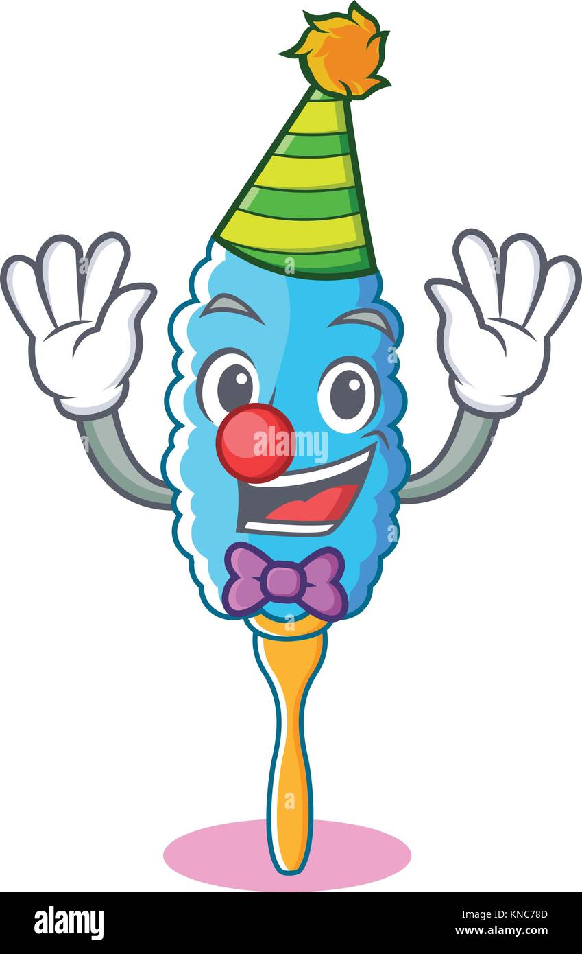Clown feather duster character cartoon Stock Vector Image & Art - Alamy
