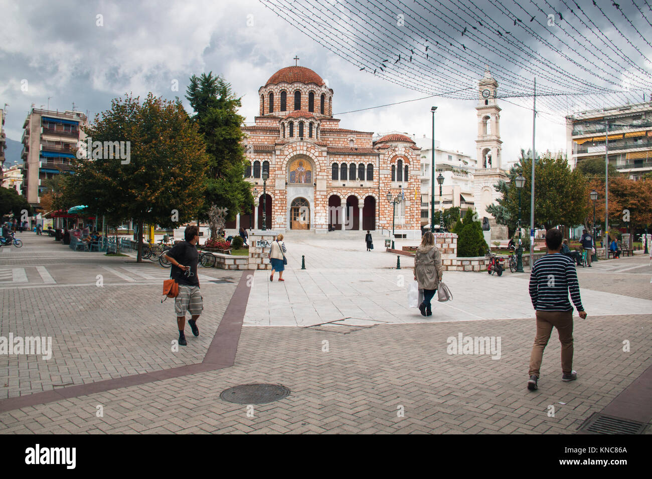 VOLOS, GREECE - OCTOBER 2017: The magnificent orthodox Saint Nicholas ...