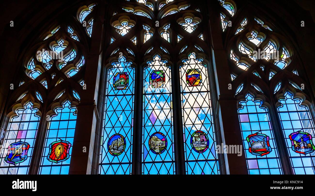 Books stained glass hi-res stock photography and images - Alamy