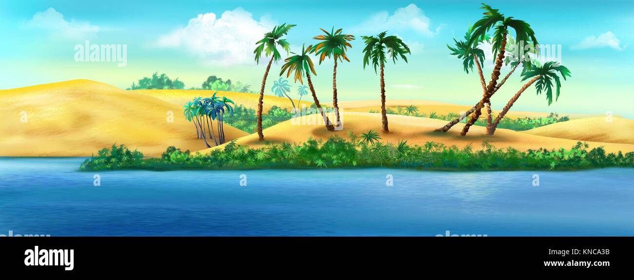 Egypt nile river painting hi-res stock photography and images - Alamy