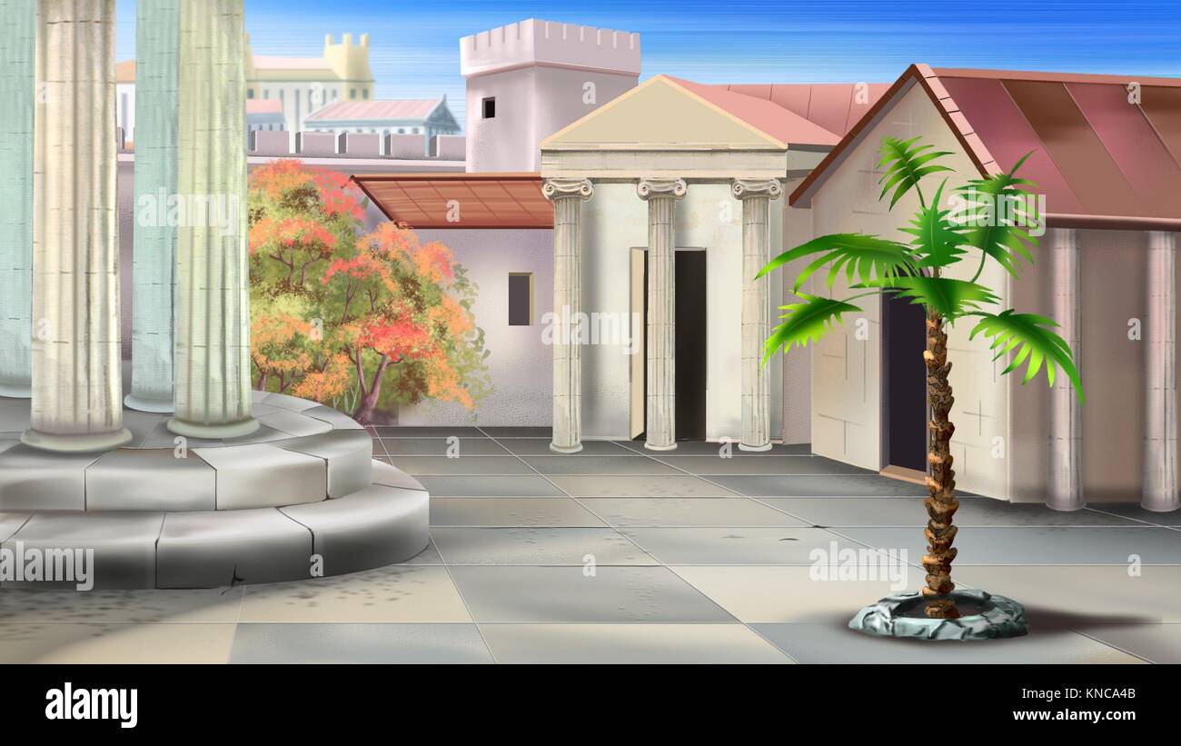 Scene in ancient greece hi-res stock photography and images - Alamy