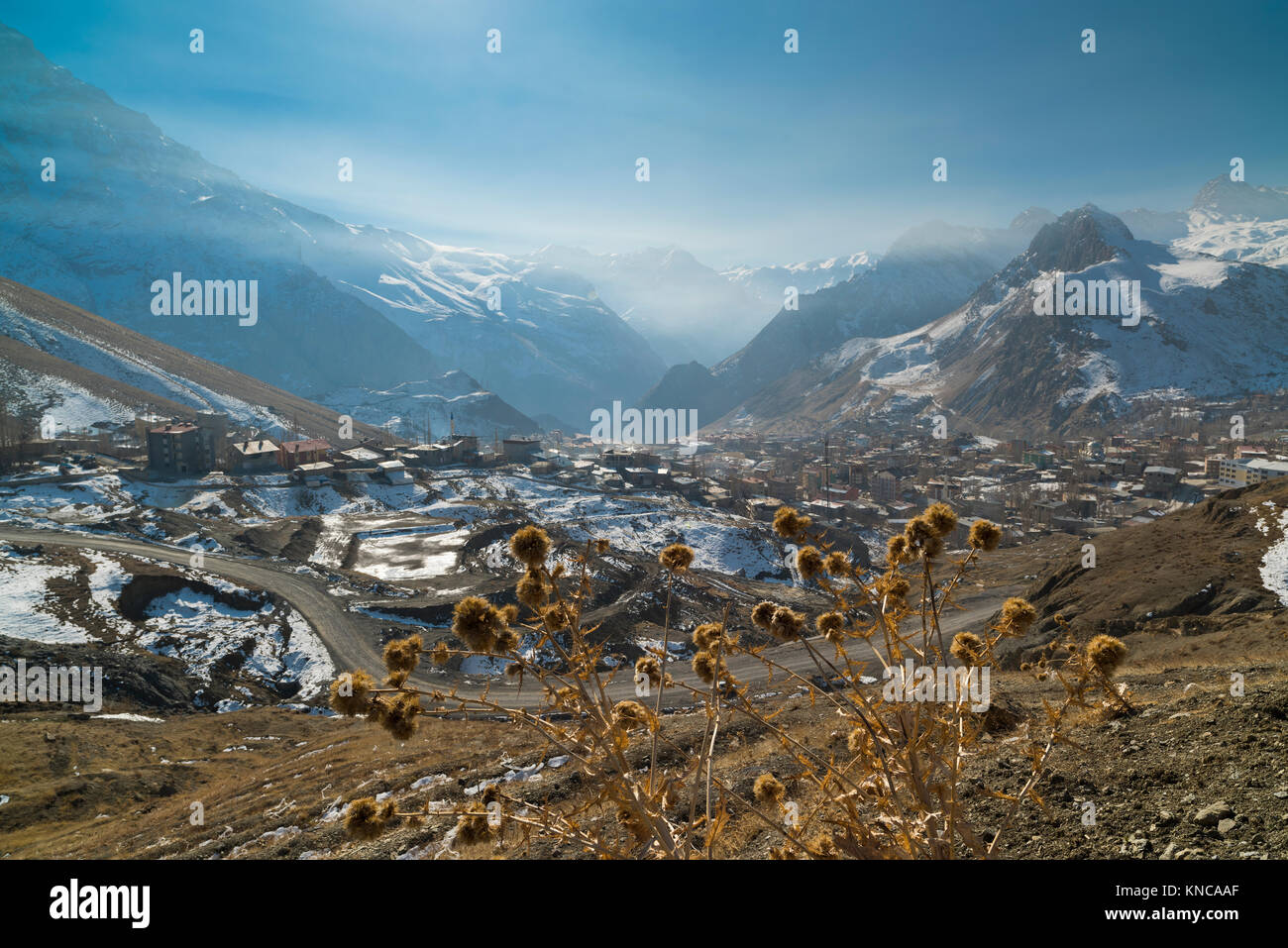 Hakkari city view - Turkey Stock Photo - Alamy