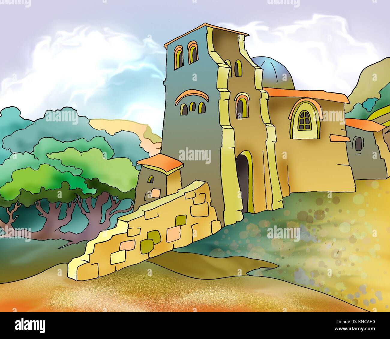 Cartoon fort hi-res stock photography and images - Alamy