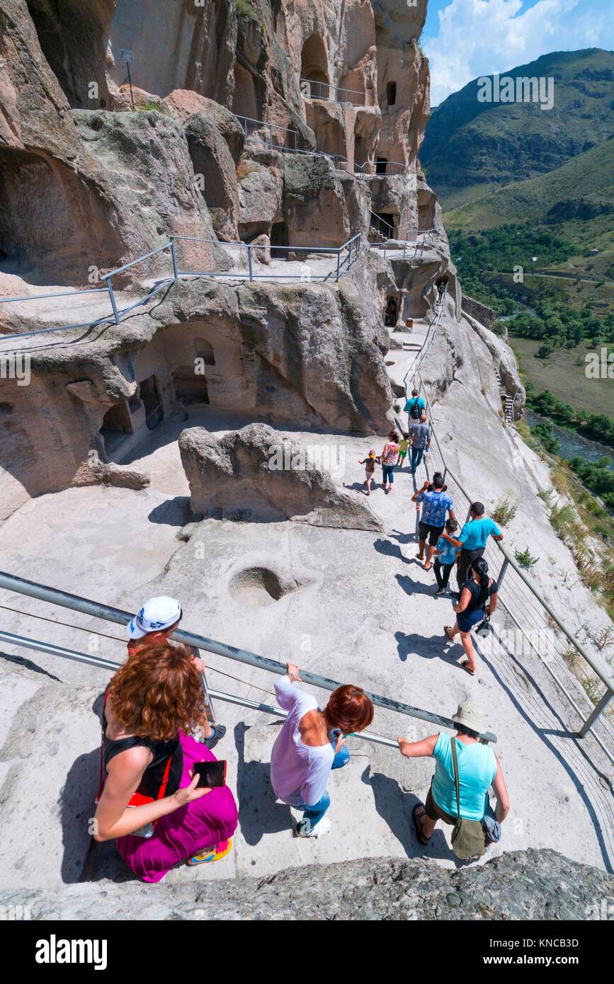 Vardzia Cave Town, Samtskhe-Javakheti Region, Georgia, Middle East ...